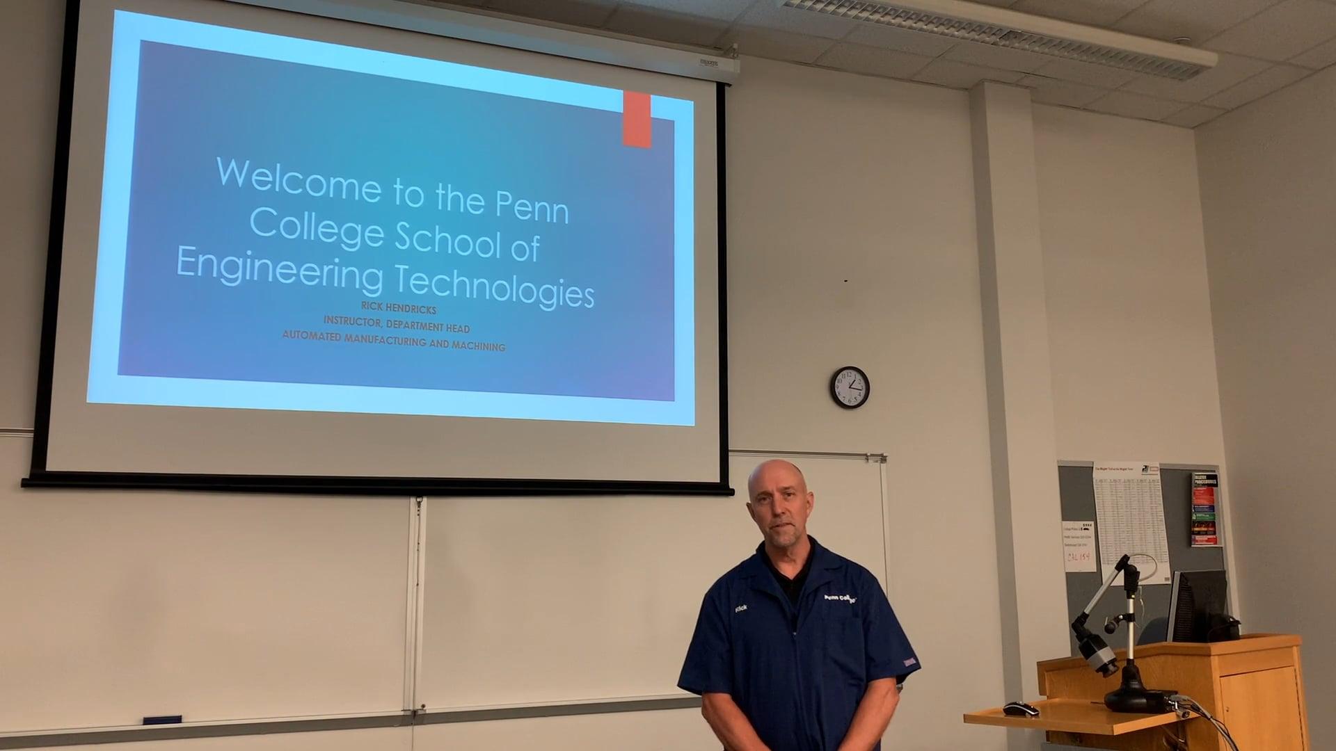 Automated Manufacturing & Machining Overview & Lab Tour | Pennsylvania ...